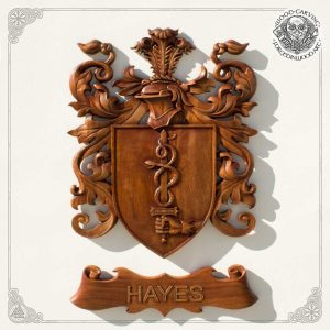 Carving heraldic family coats of arms - Heraldry - Forged in Wood