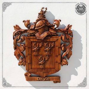 Carving heraldic family coats of arms - Heraldry - Forged in Wood