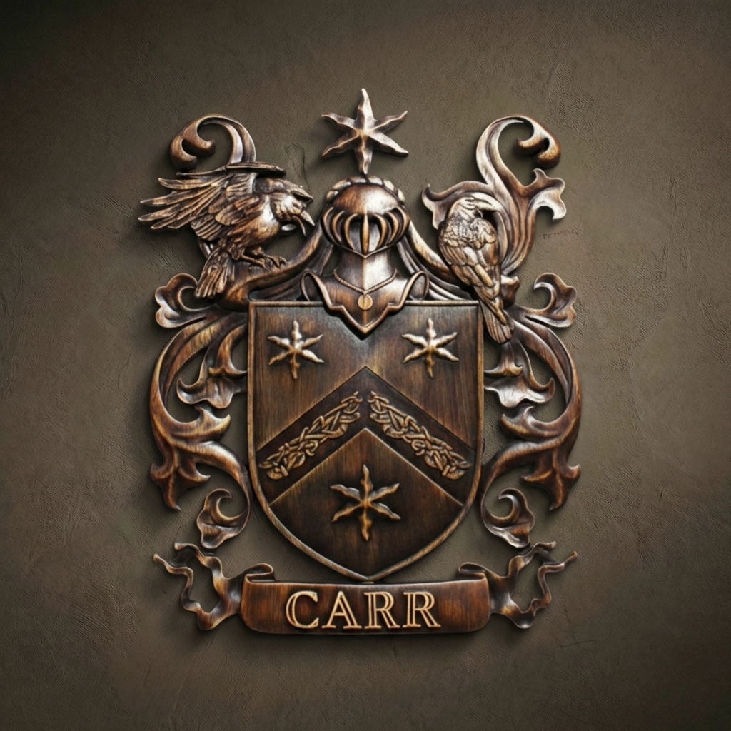 Custom Family Coat of Arms Wood Carving: Medieval Heraldic Art - Forged ...